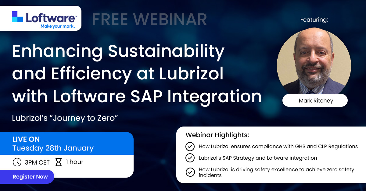 Enhancing Sustainability and Efficiency at Lubrizol with Loftware SAP ...
