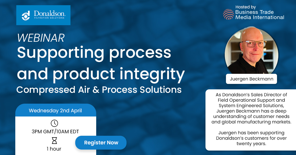 Supporting process and product integrity | Donaldson & BTMI Webinars